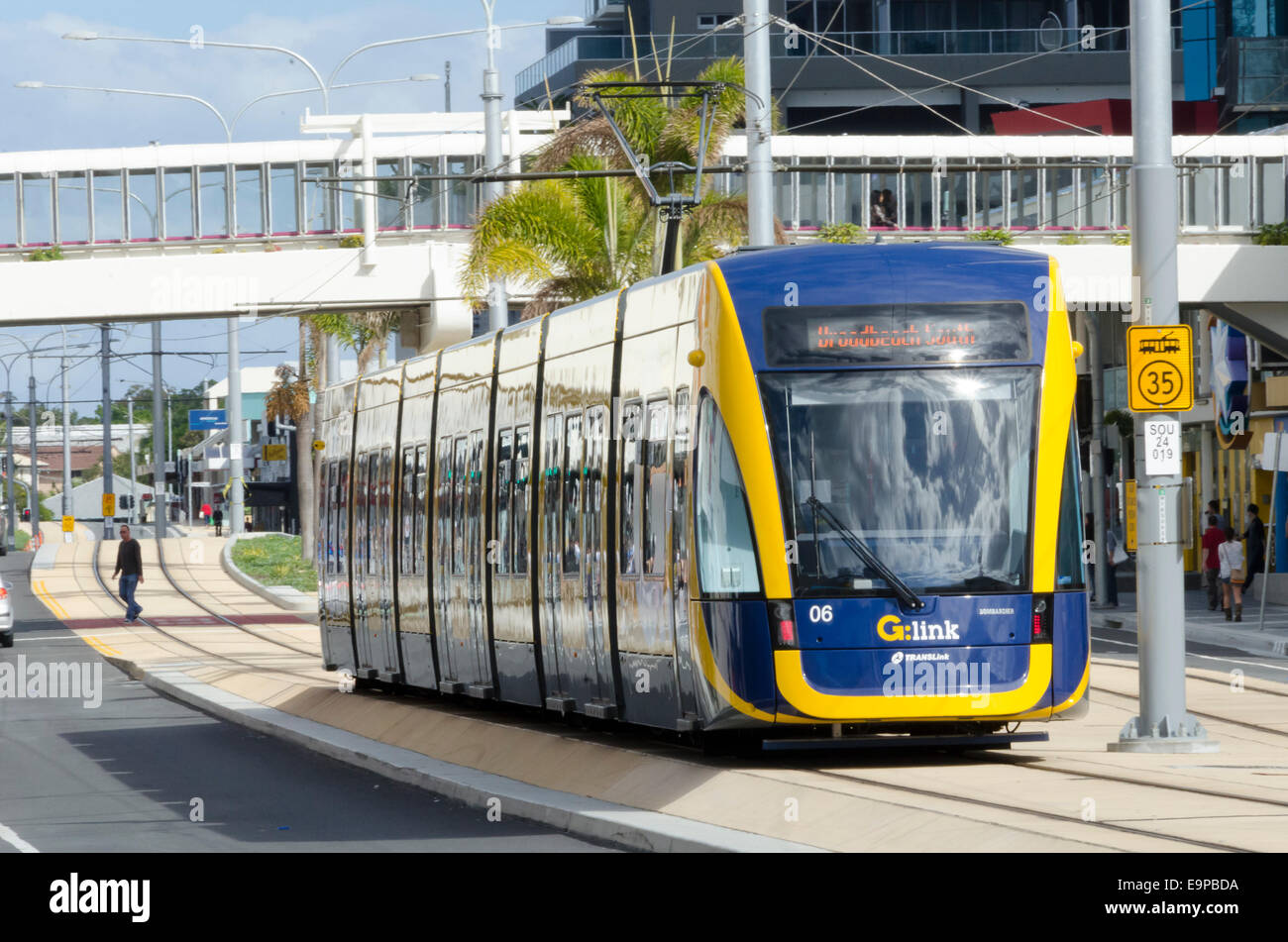 G:Link tram, Southport, Gold Coast, Queensland, Australia Stock Photo ...