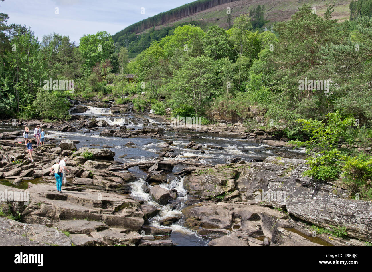"Falls of Dochart Stock Photo - Alamy