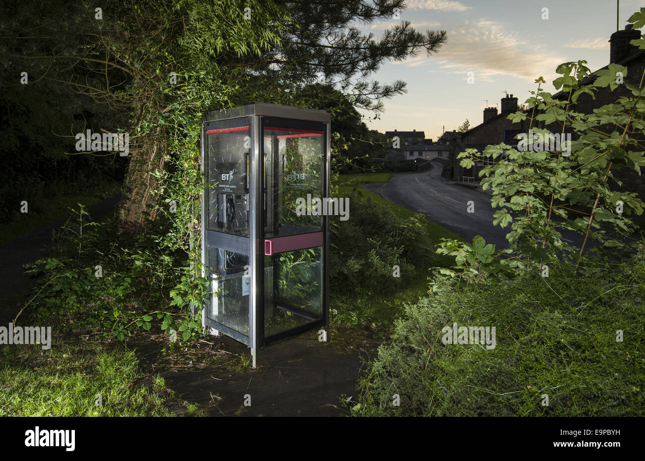 Telephone box, 100,000th payphone installed in 1992, with 'Dunsop ...