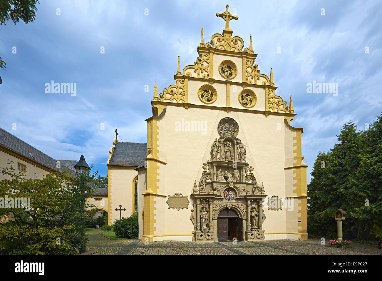 Pilgrimage church of Maria im Sand near Dettelbach, Bavaria, Germany ...