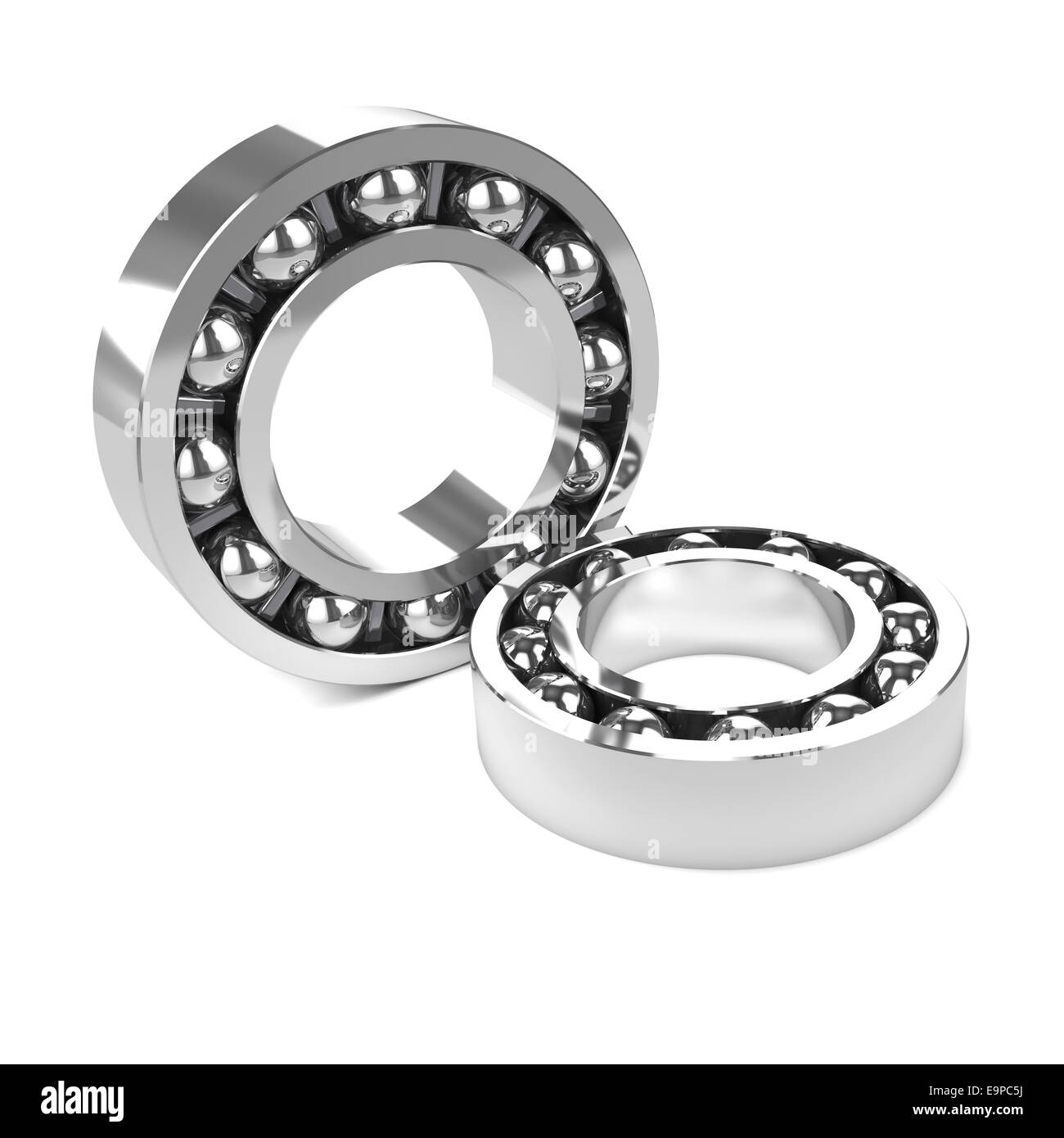 3d render of steel bearings Stock Photo - Alamy