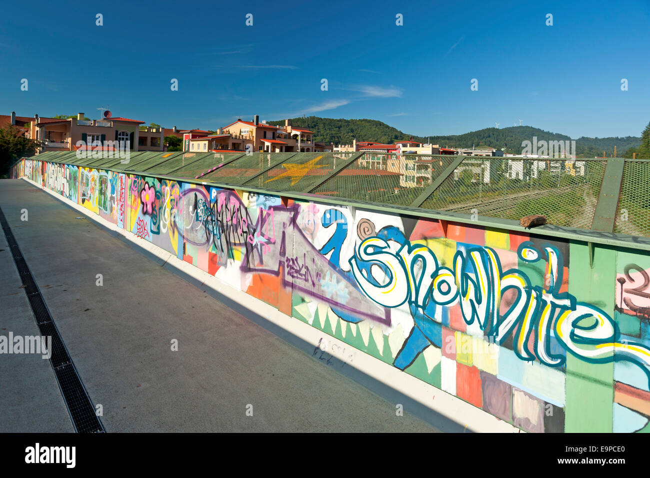 Graffiti on bridge Stock Photo - Alamy