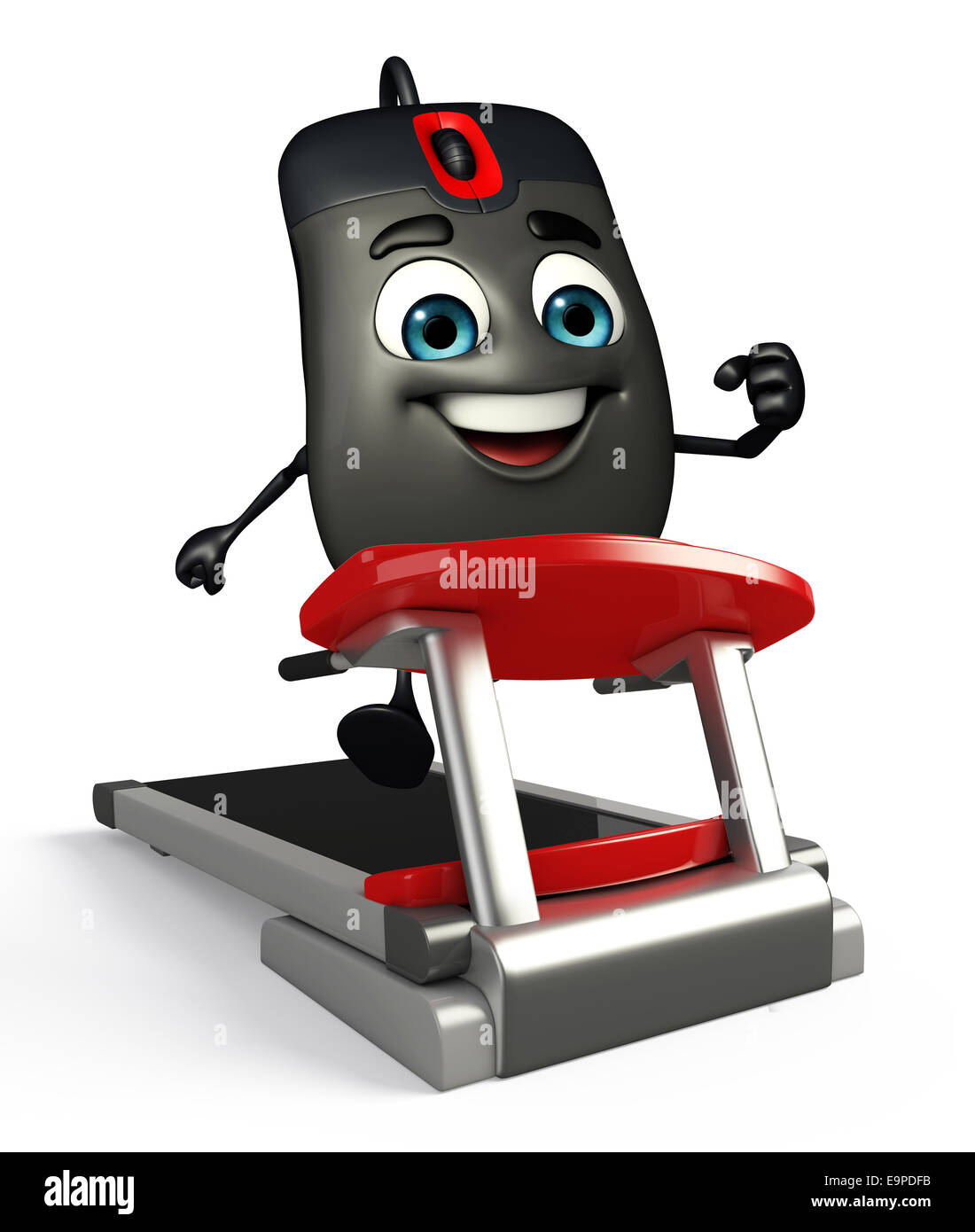 Running computer cartoon character hi-res stock photography and images ...