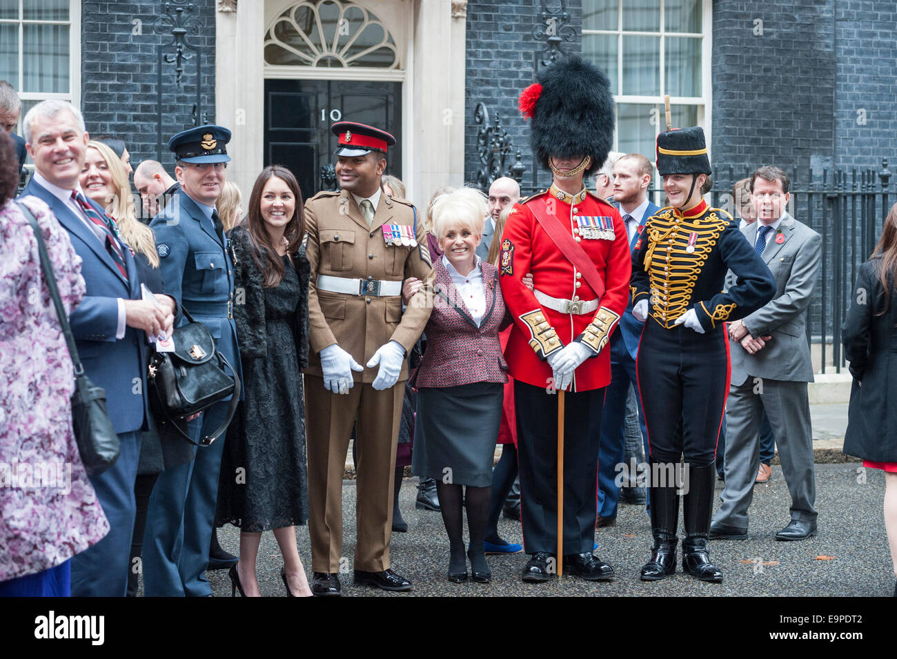 Downing Street, London, UK. 30th October, 2014. The London Poppy Day ...