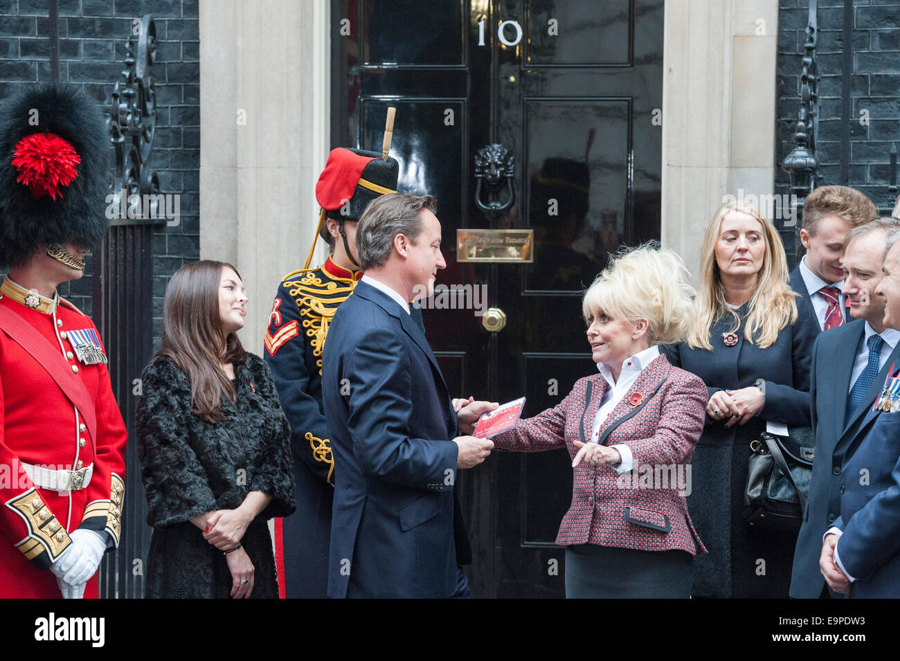 Downing Street, London, UK. 30th October, 2014. The London Poppy Day ...