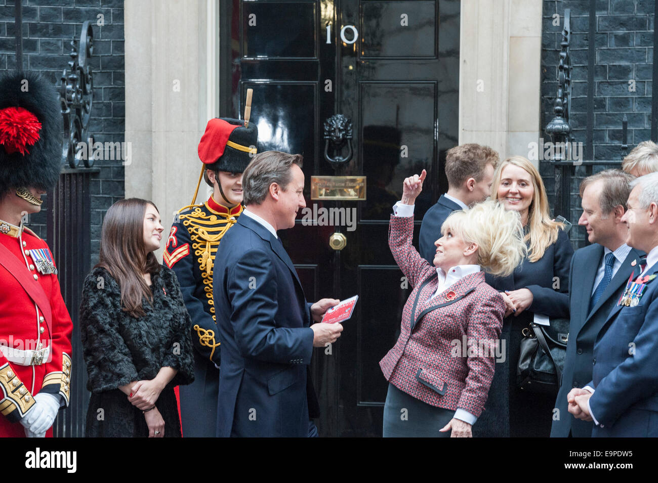 Downing Street, London, UK. 30th October, 2014. The London Poppy Day ...