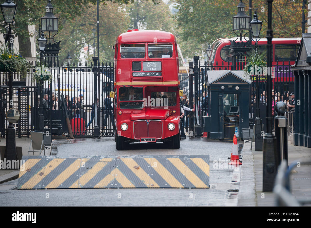 Downing Street, London, UK. 30th October, 2014. The London Poppy Day ...