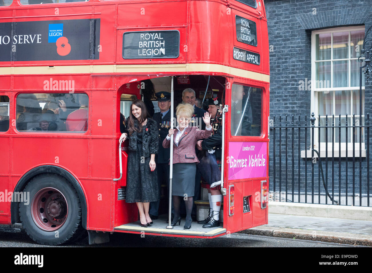 Downing Street, London, UK. 30th October, 2014. The London Poppy Day ...