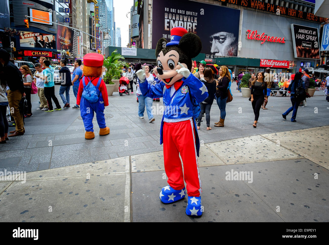 A person dressed as "Mickey Mouse" in New York City, New York, USA ...