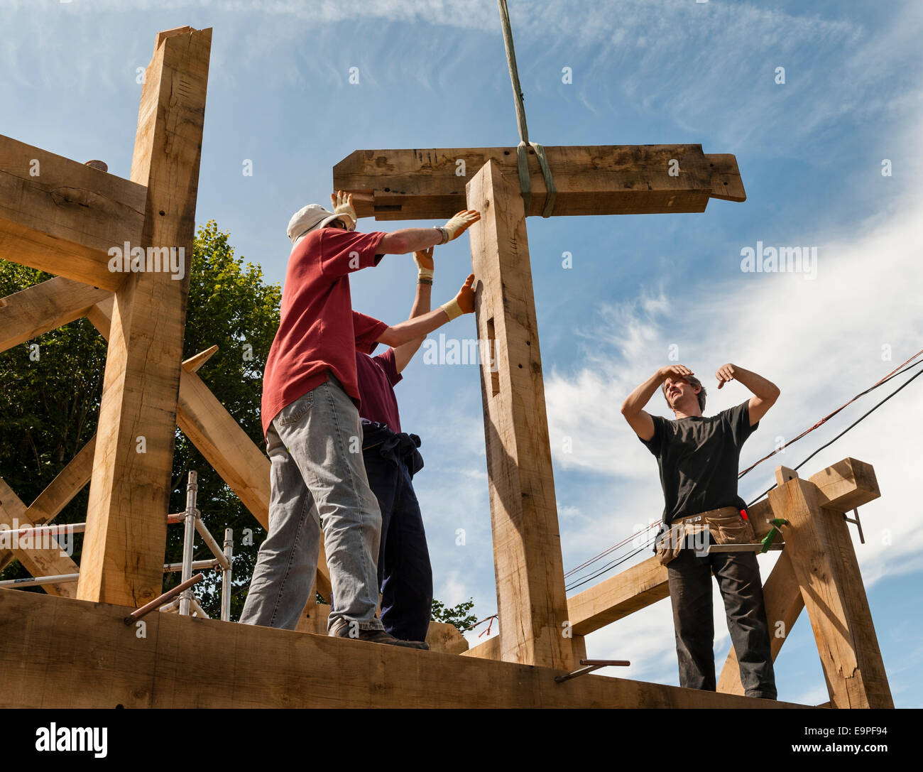 Oak timber framed house hi-res stock photography and images - Alamy