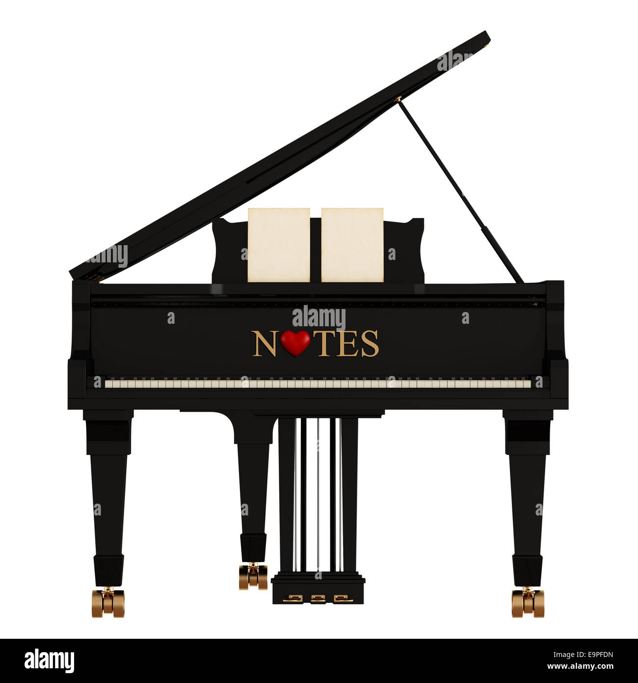 Gold grand piano hi-res stock photography and images - Alamy