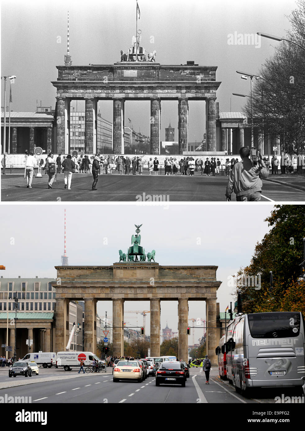 The brandenburg gate berlin wall hi-res stock photography and images ...