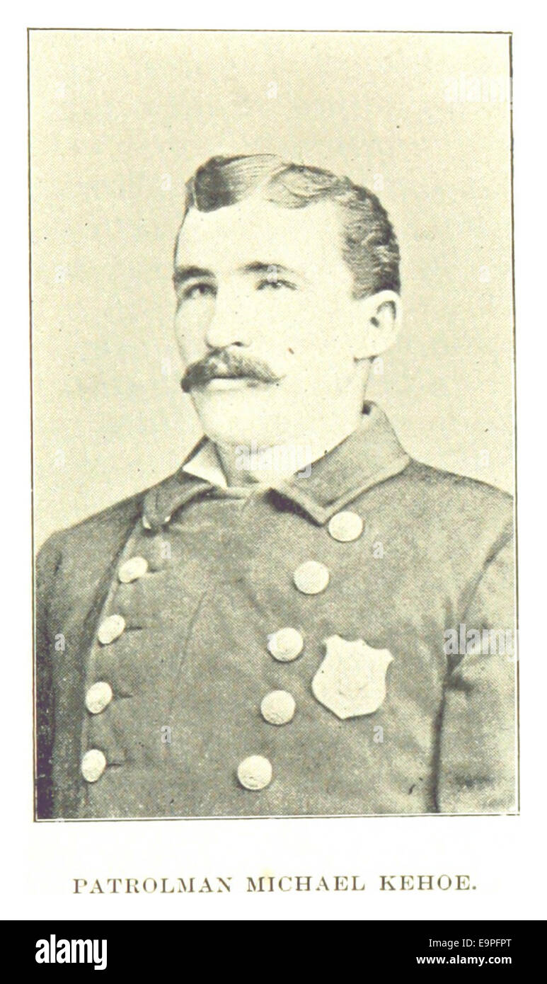 An 1898 illustration of Michael Kehoe, a New York City police officer ...