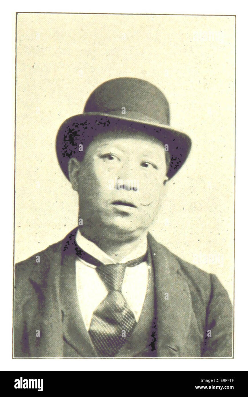 An 1898 portrait of Charley Tong Sing, a notorious figure known as ...