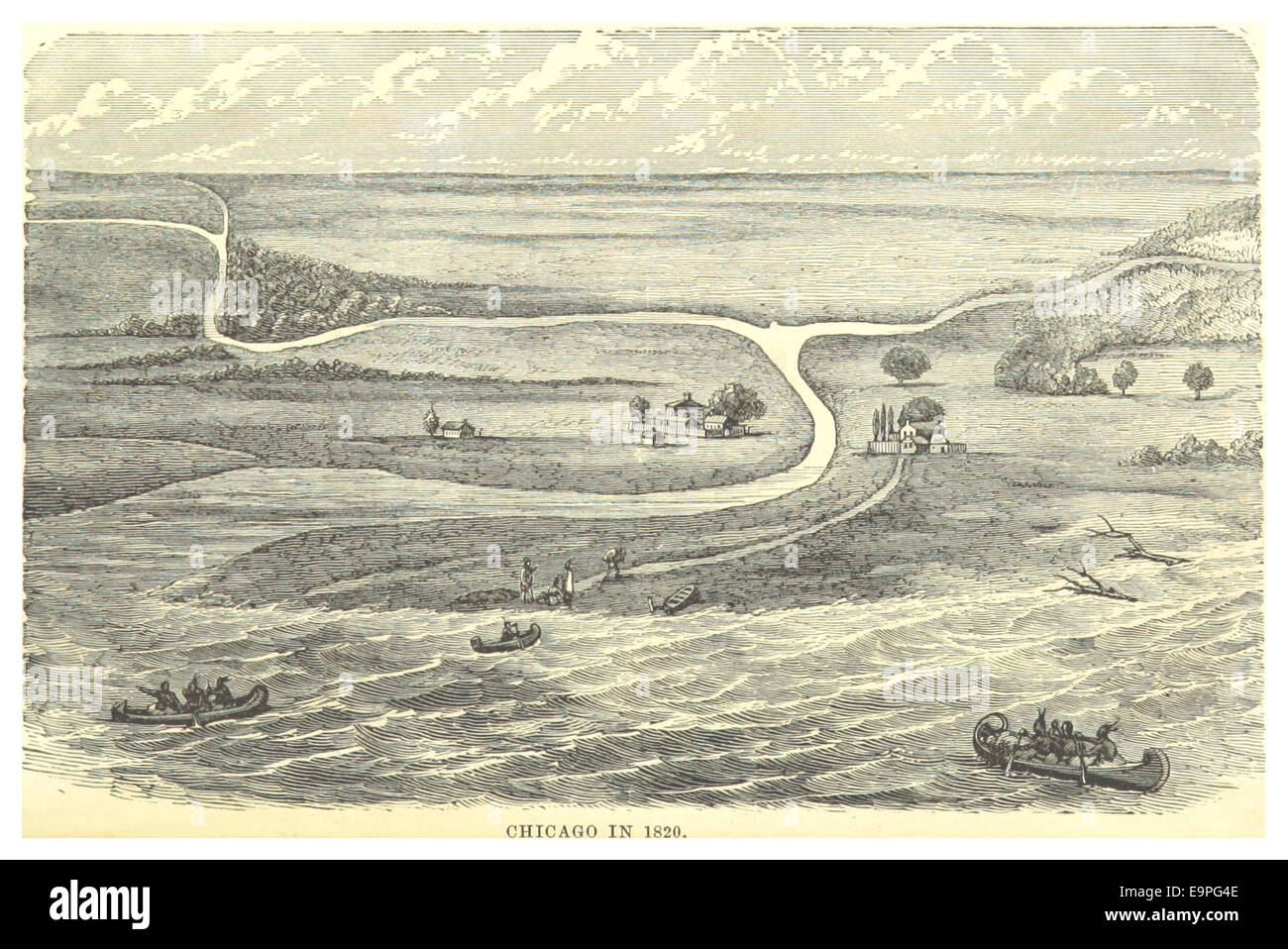 Chicago in 1820 hi-res stock photography and images - Alamy