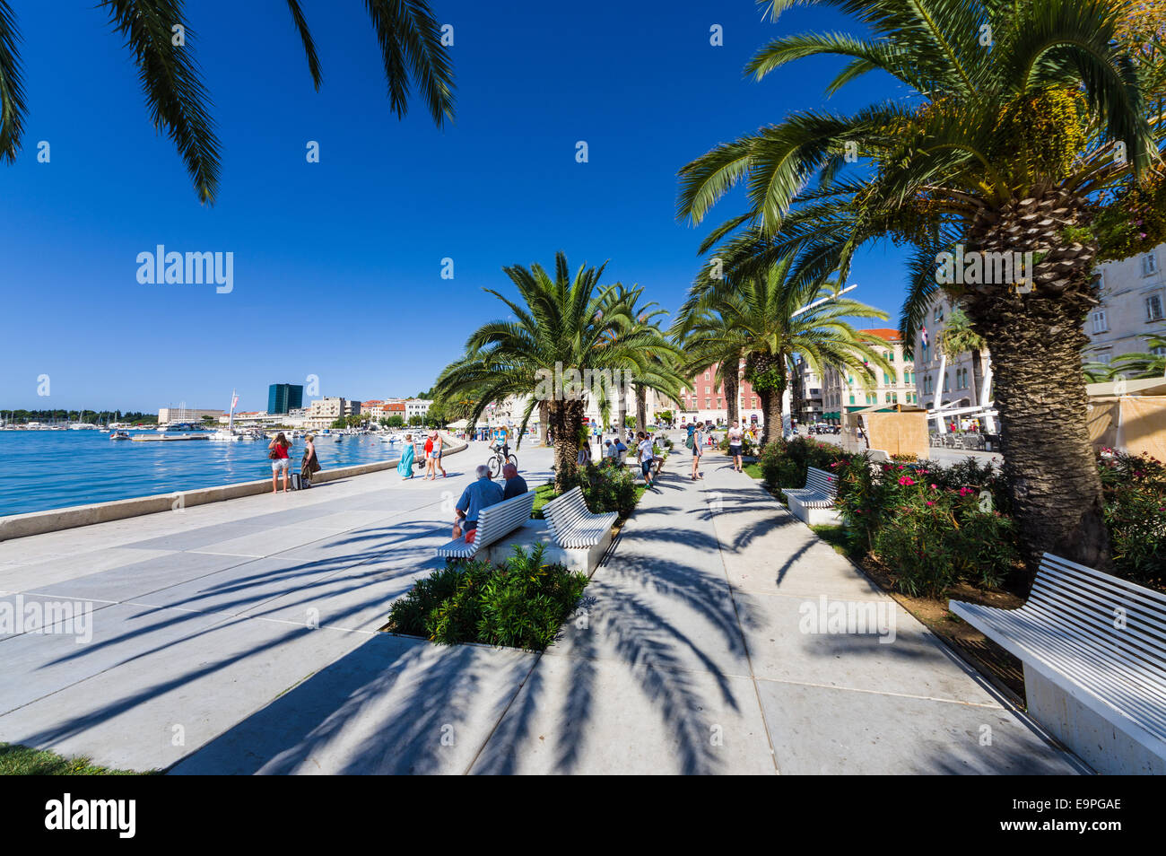 City of Split, one of major city's located on Croatia's Adriatic coast ...