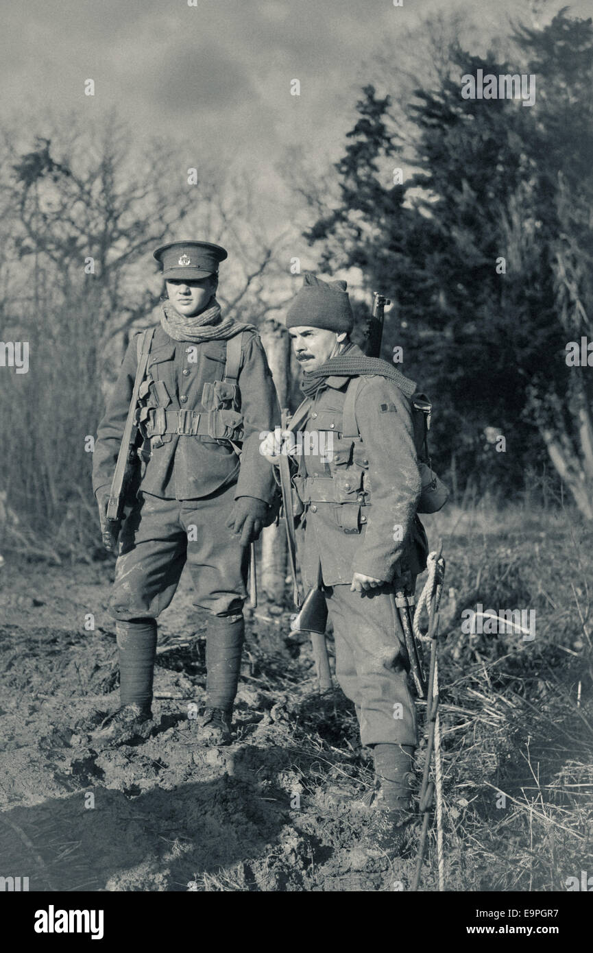 Soldiers Ww1 Reenactment High Resolution Stock Photography and Images ...