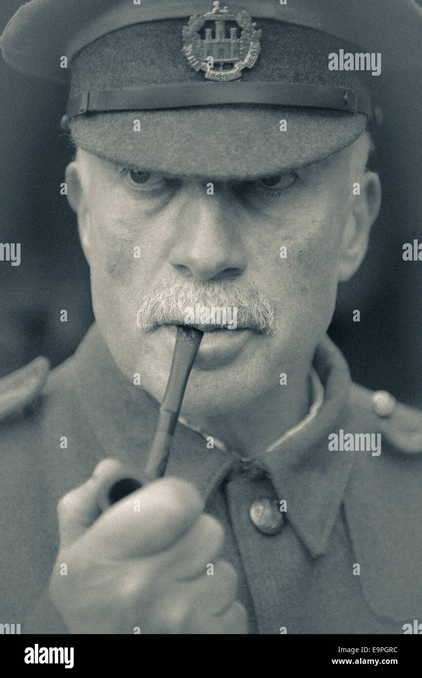 Soldiers ww1 reenactment hi-res stock photography and images - Alamy