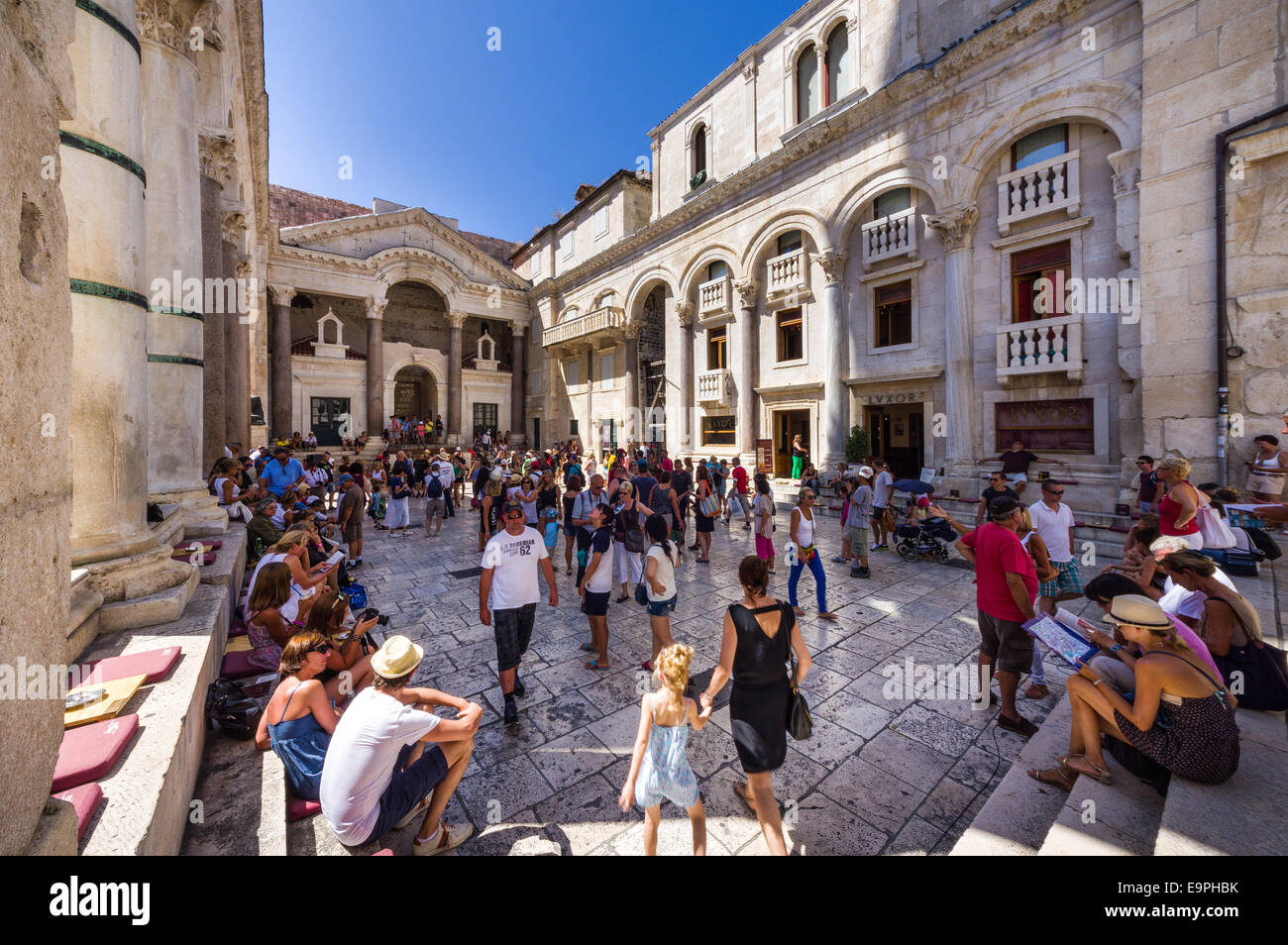City of Split, one of major city's located on Croatia's Adriatic coast ...