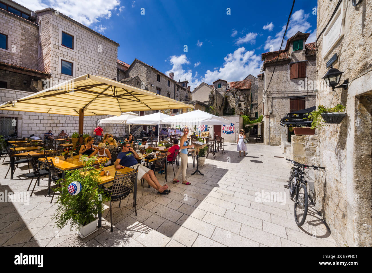 City of Split, one of major city's located on Croatia's Adriatic coast ...