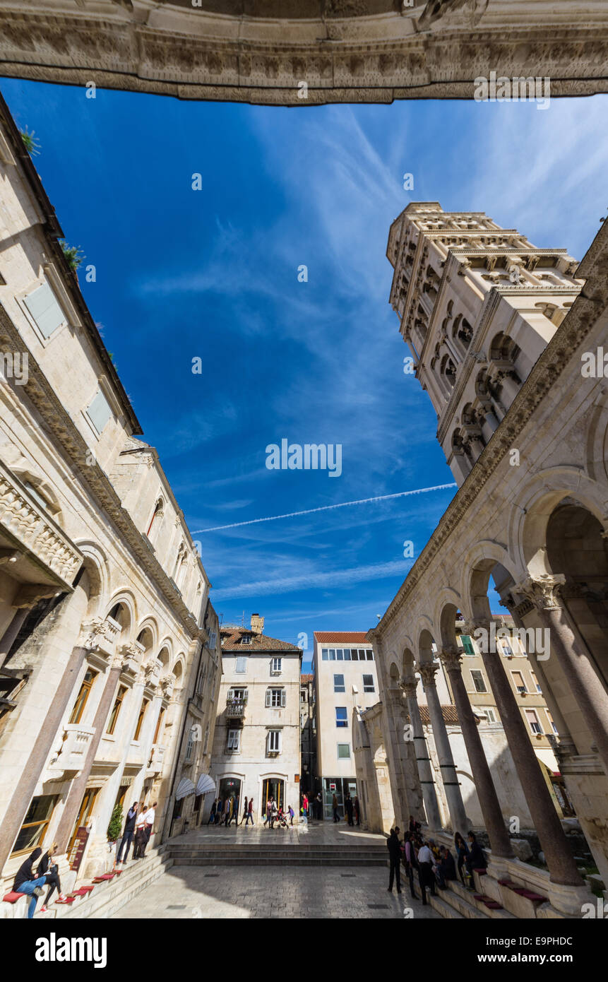 City of Split, one of major city's located on Croatia's Adriatic coast ...