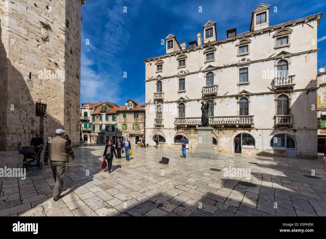 City of Split, one of major city's located on Croatia's Adriatic coast ...