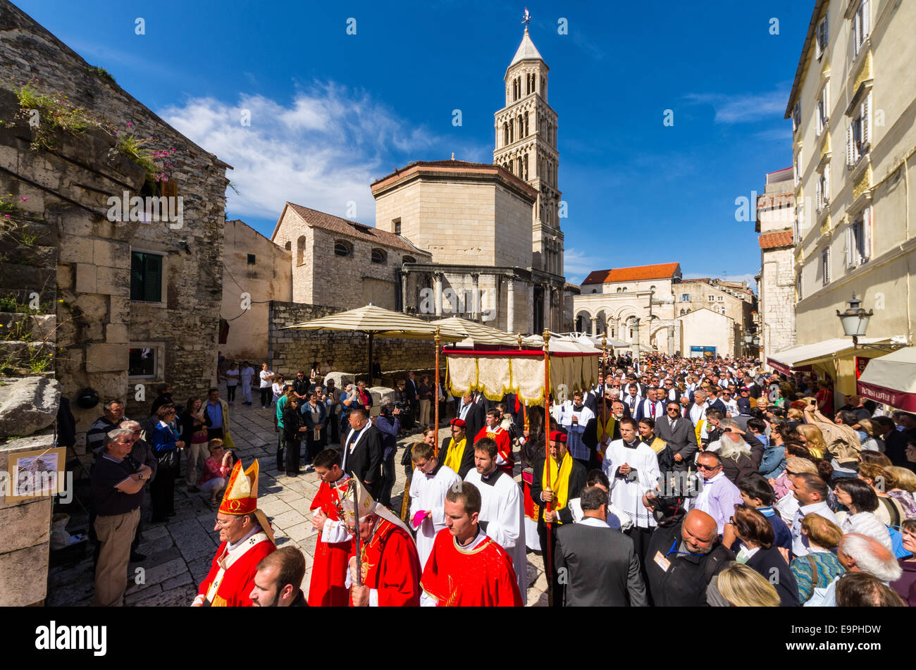 City of Split, one of major city's located on Croatia's Adriatic coast ...