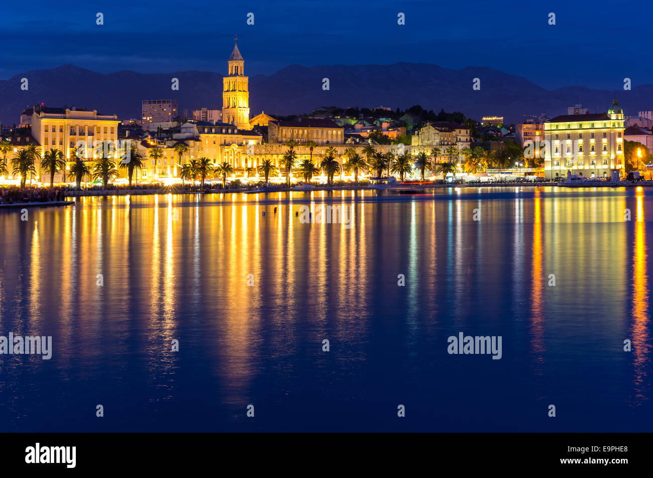 City of Split, one of major city's located on Croatia's Adriatic coast ...
