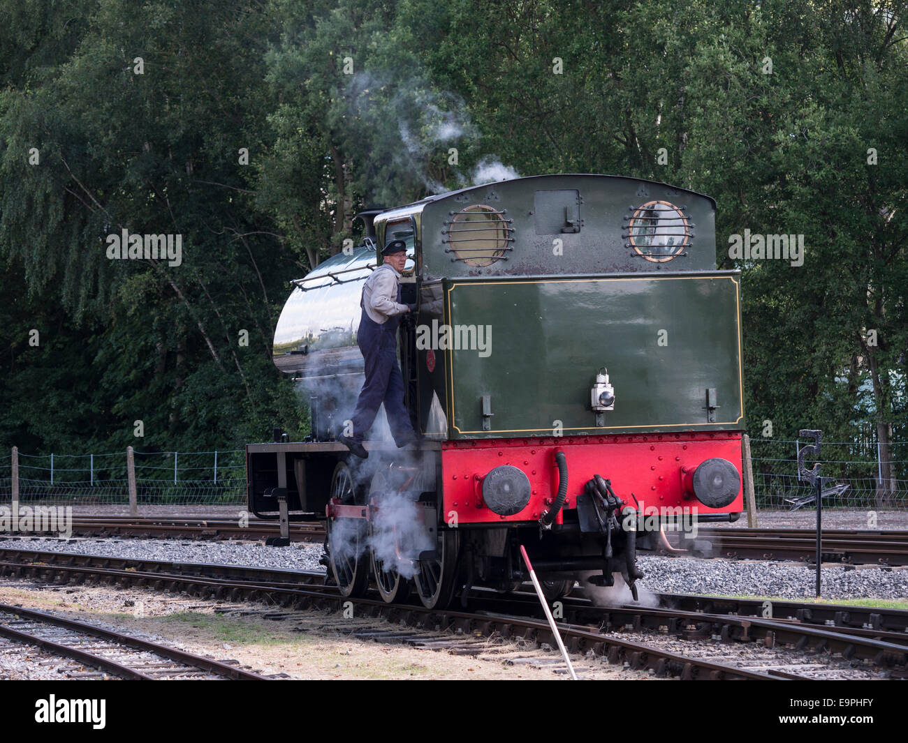 vintage steam locomotive at Peak rail,Rowsley station,Matlock ...