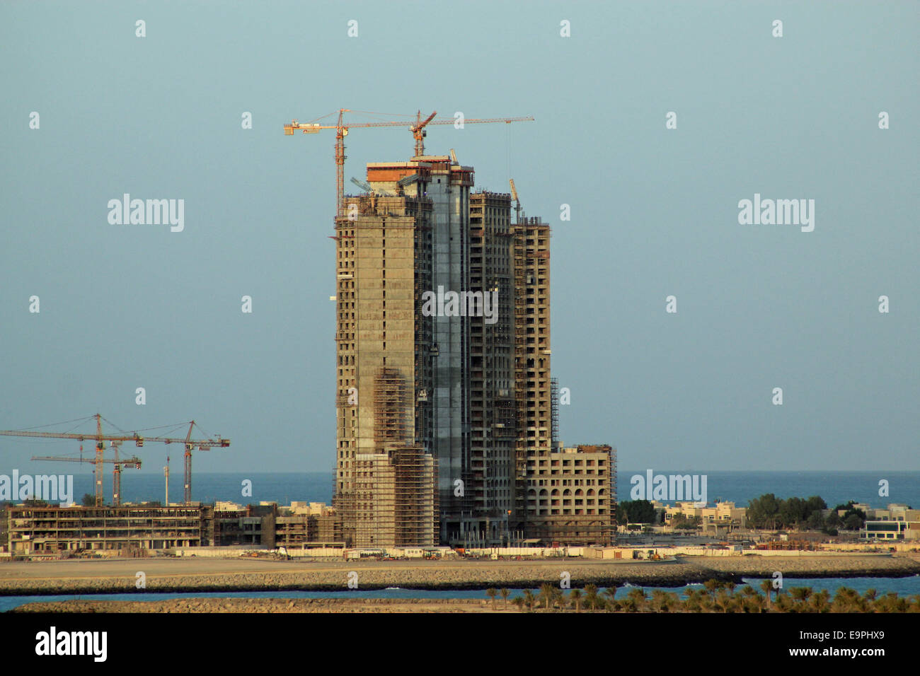 Construction of a building conceptualizing construction and development ...