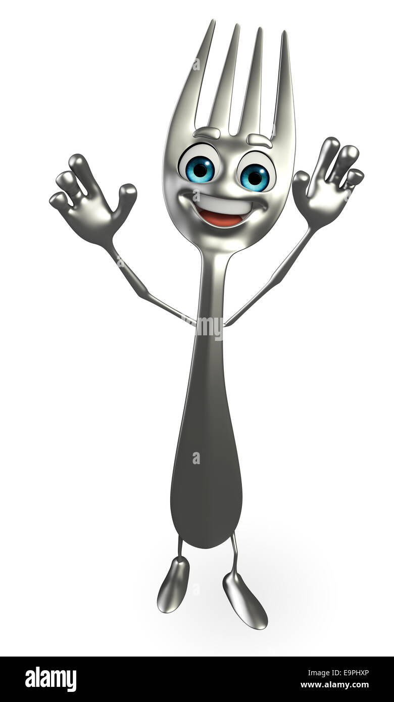 Happy fork Cut Out Stock Images & Pictures - Alamy