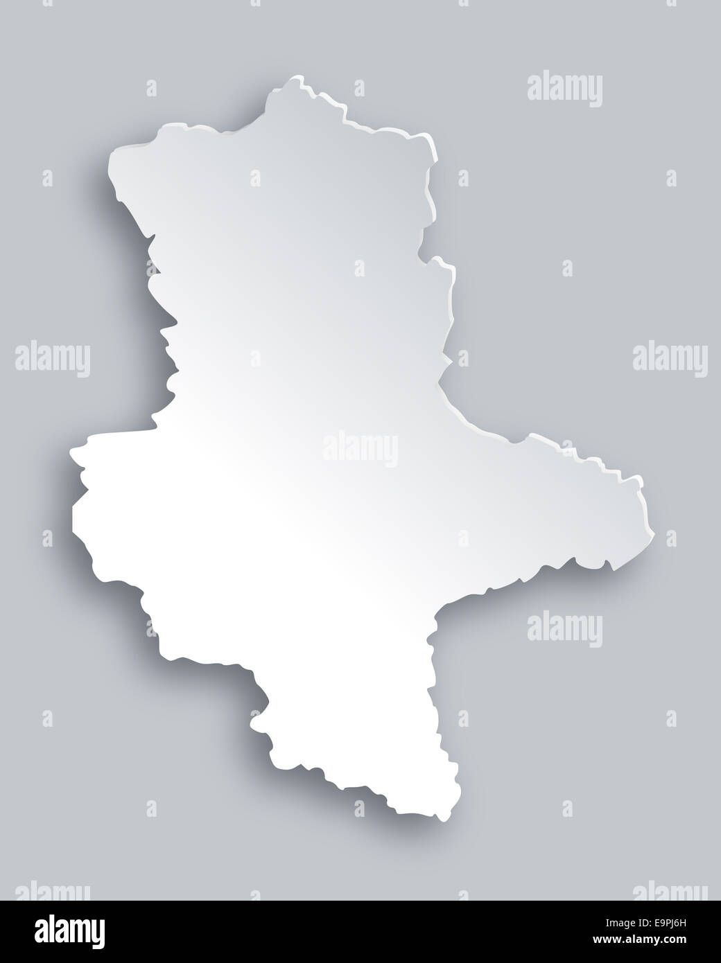 Sachsen anhalt map hi-res stock photography and images - Alamy