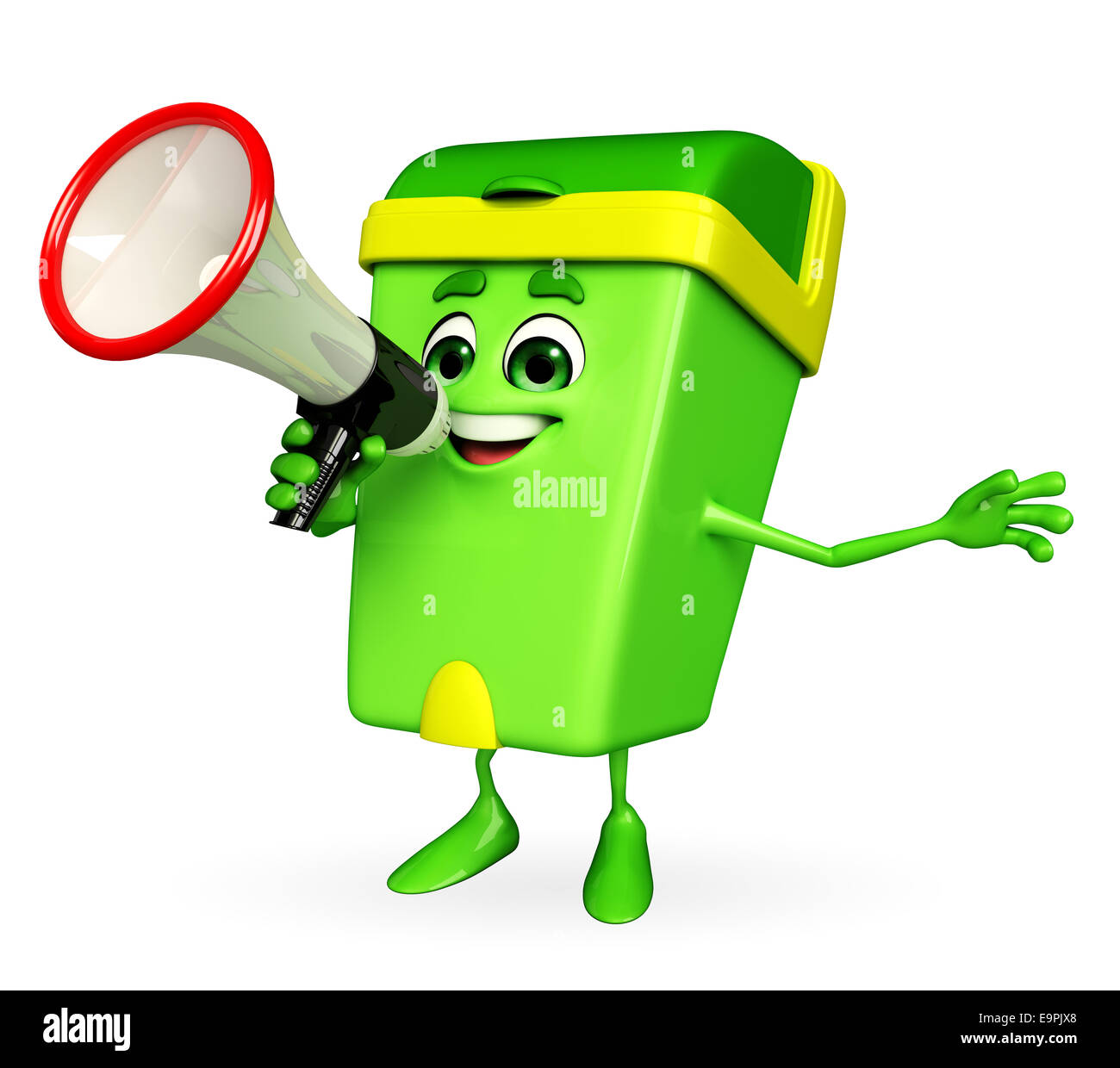 Cartoon dustbin hi-res stock photography and images - Alamy