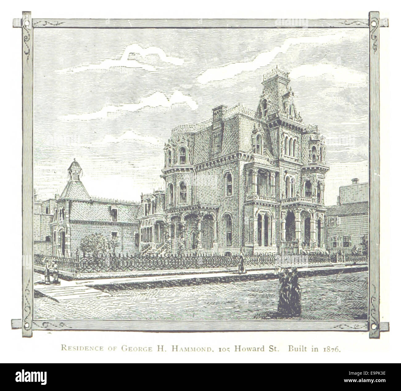 FARMER (1884) p466 illustrates the residence of George H. Hammond on ...