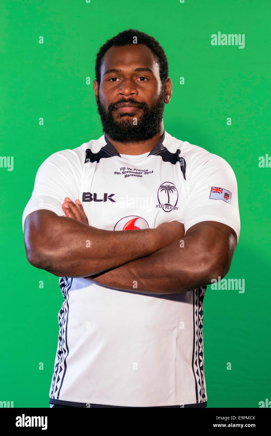 29.10.2014. Fiji. Fiji National Rugby team official portraits. VEIVUKE ...