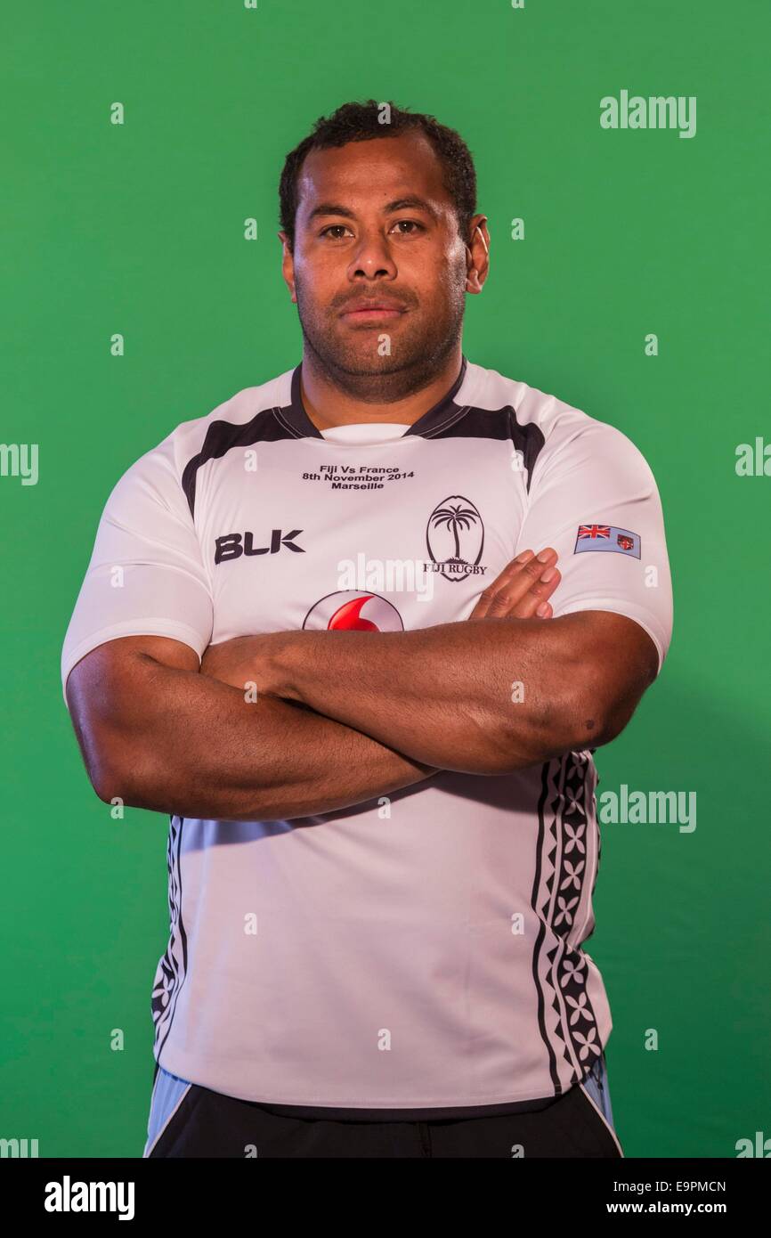 29.10.2014. Fiji. Fiji National Rugby team official portraits. VUKI ...