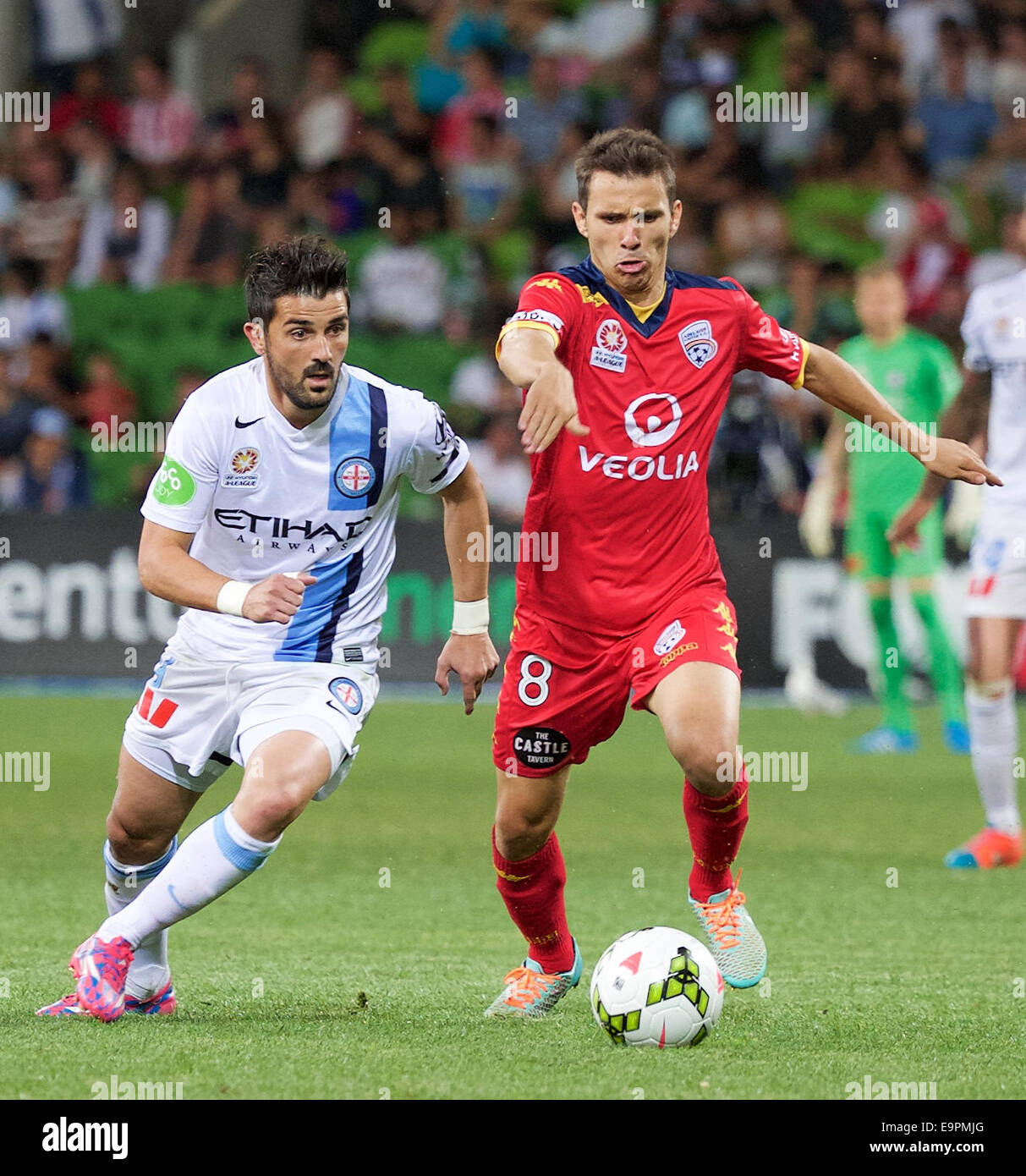 Oct. 31, 2014 - Melbourne, Victoria, Australia - DAVID VILLA of the ...