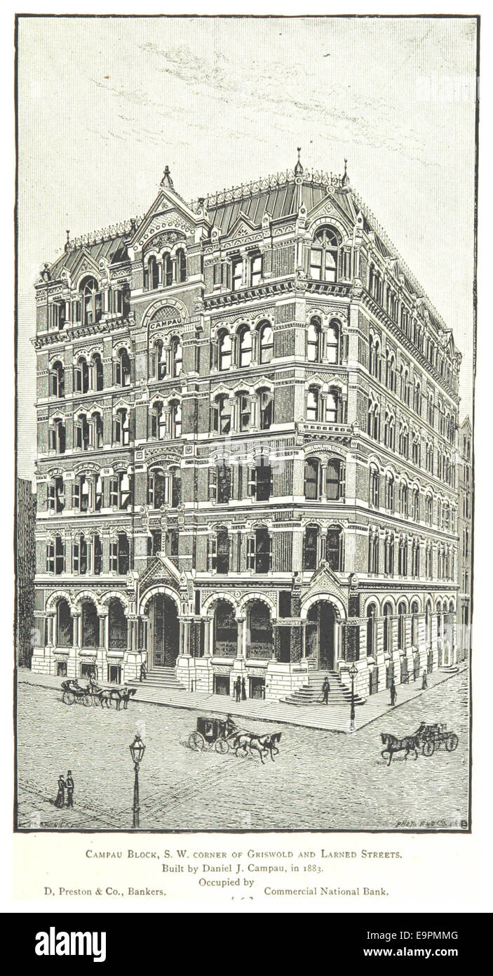 FARMER(1884) Detroit, p513 (COMMERCIAL NATIONAL BANK) CAMPAU BLOCK ...
