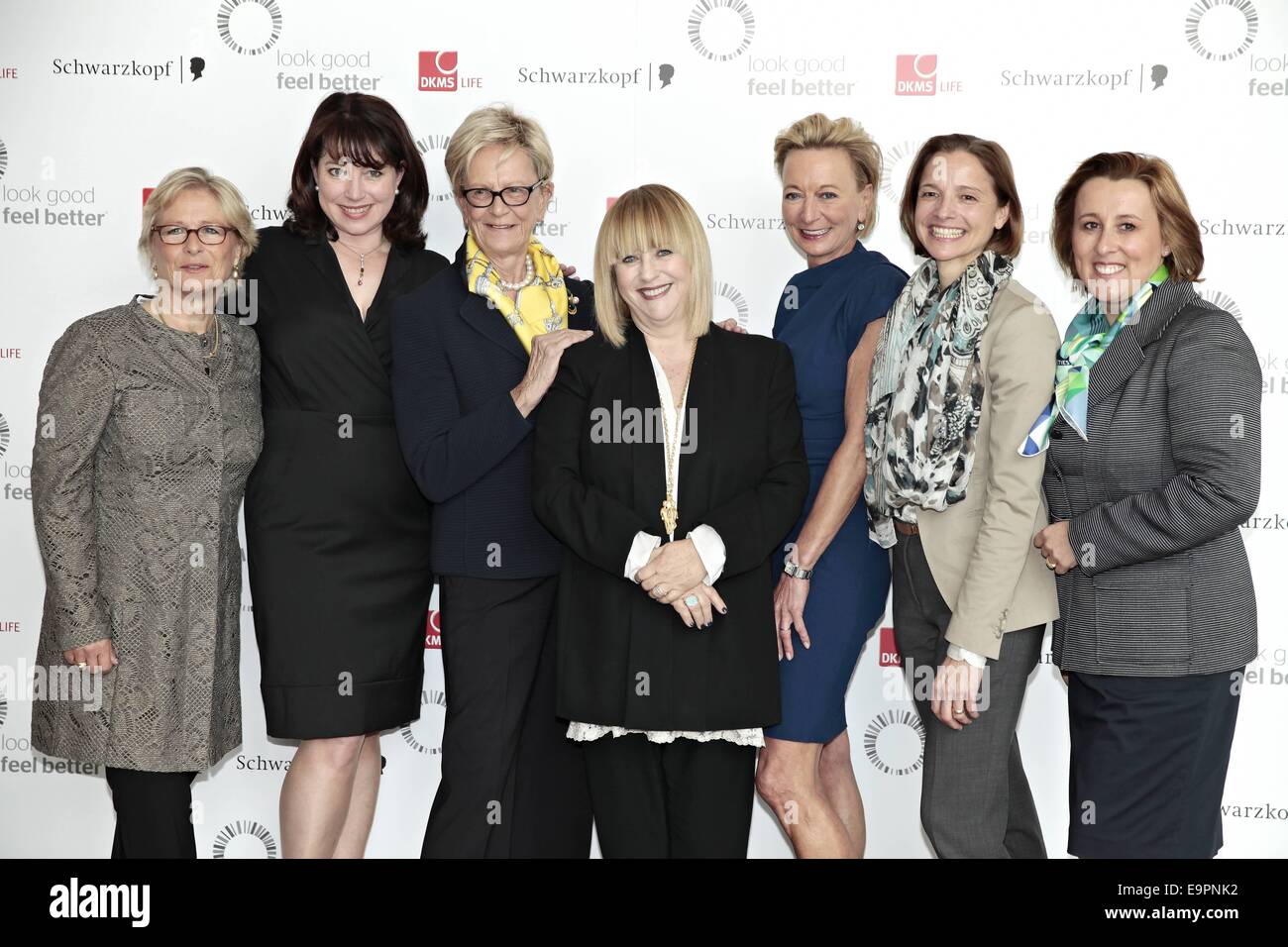 Celebrities attending the DKMS LIFE Charity Ladies Lunch at Folkwang ...
