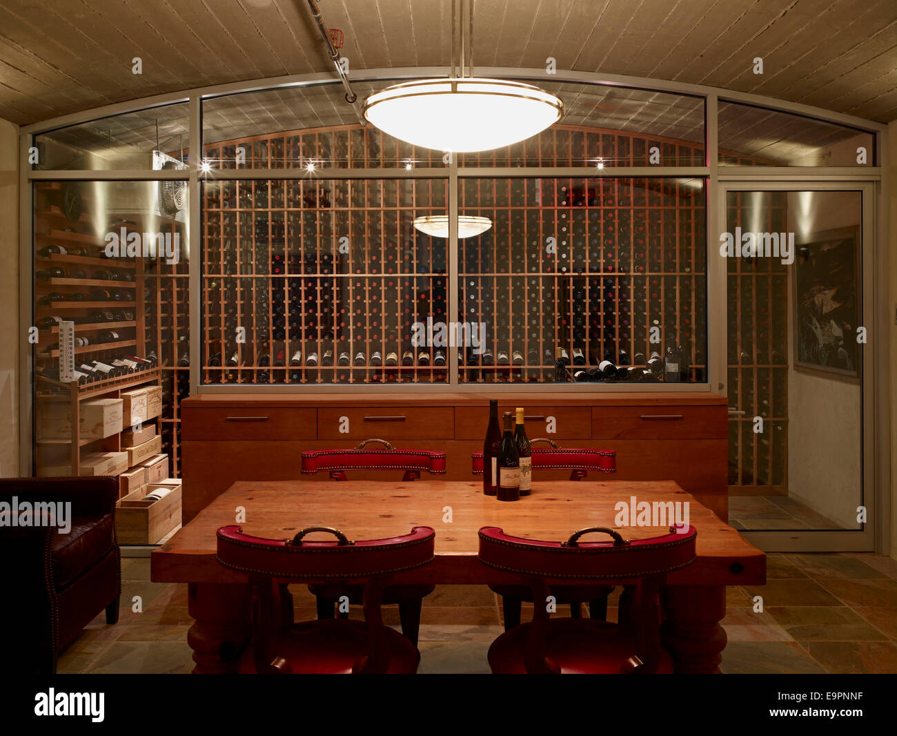 Residential wine cellar modern hi-res stock photography and images - Alamy