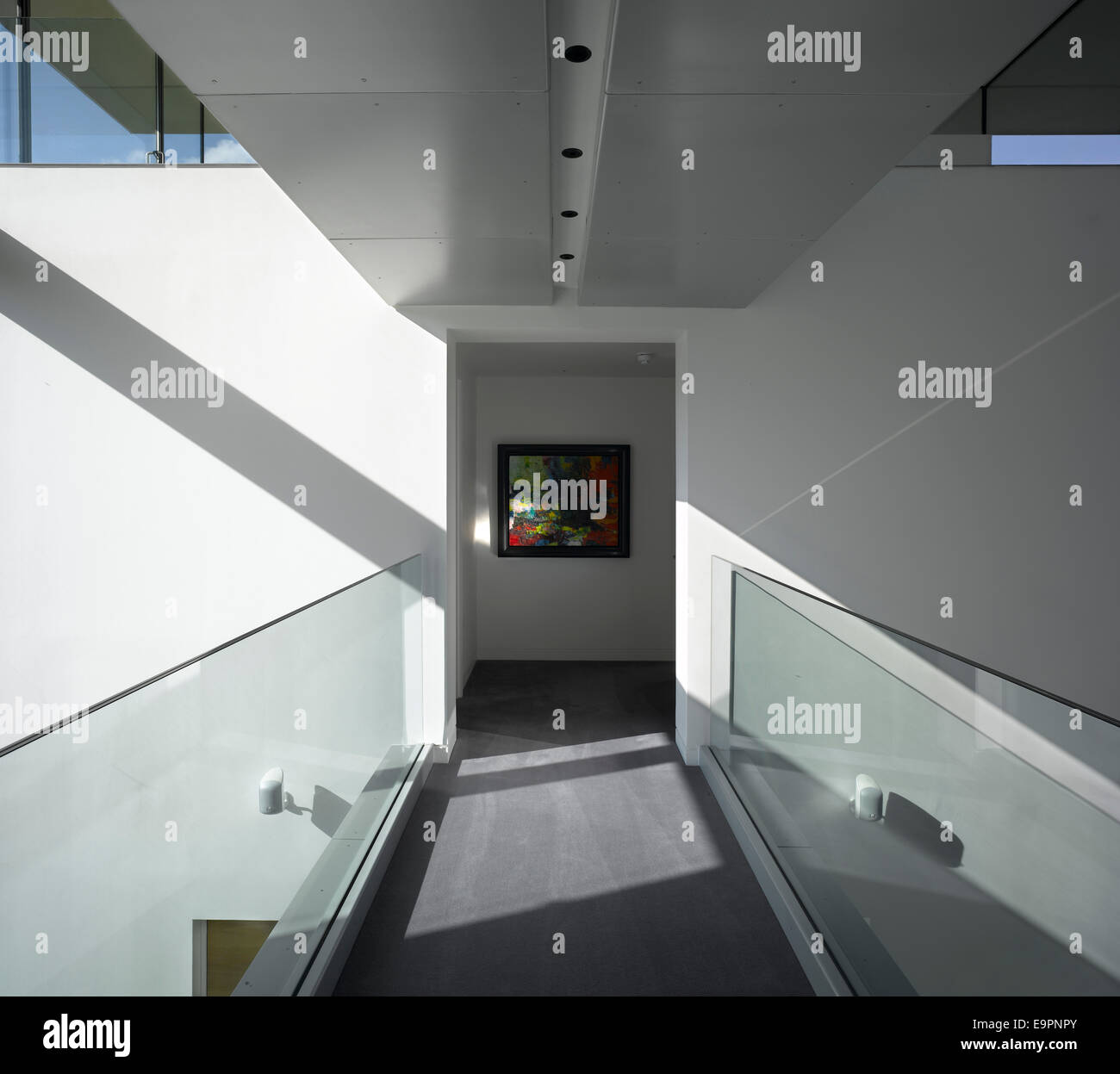 Modern new hallway walkway hi-res stock photography and images - Alamy