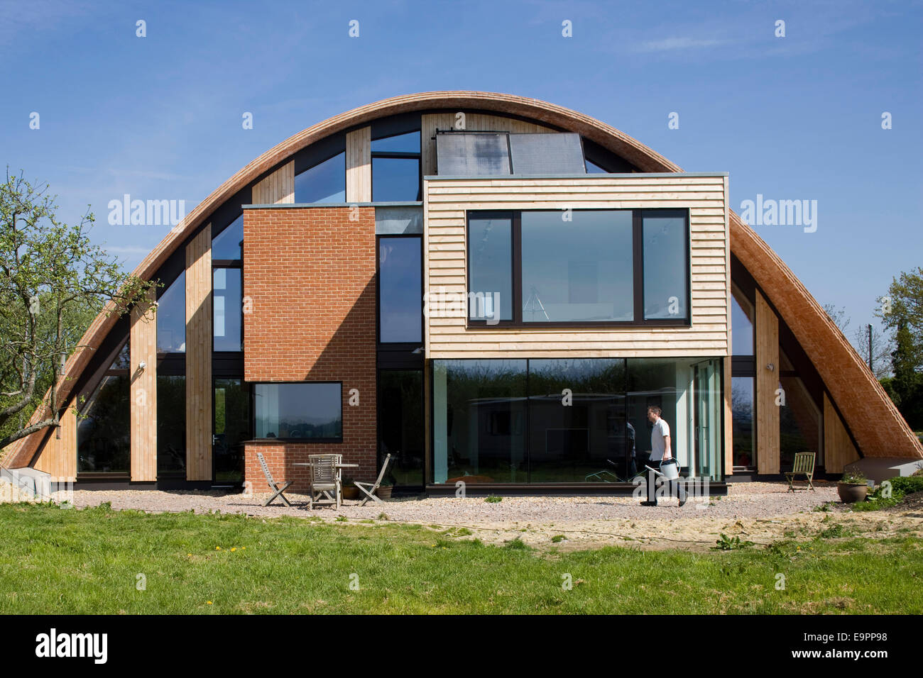 House facade, Crossway, Kent, England, UK Stock Photo - Alamy