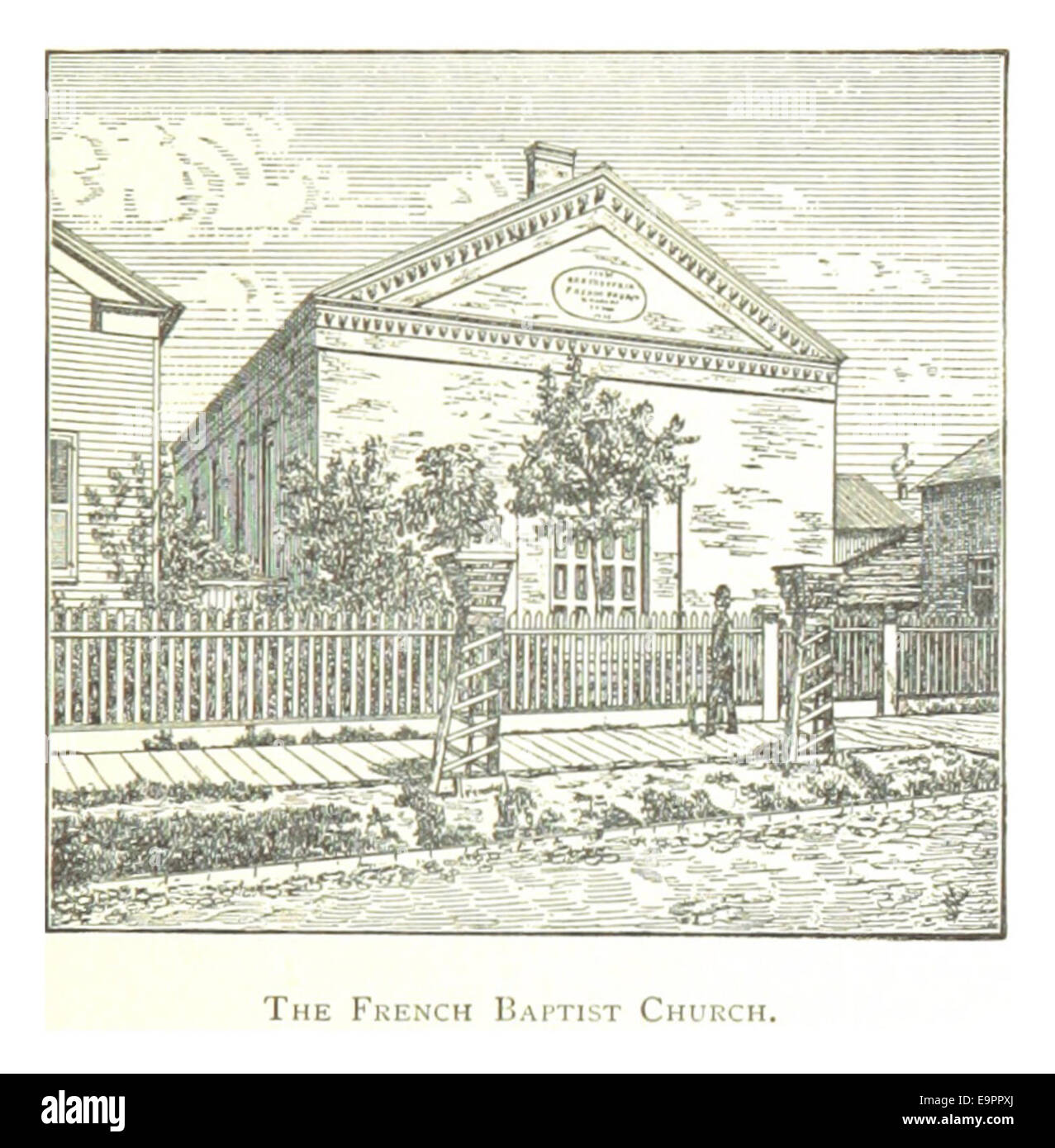 Historical french church Cut Out Stock Images & Pictures - Alamy