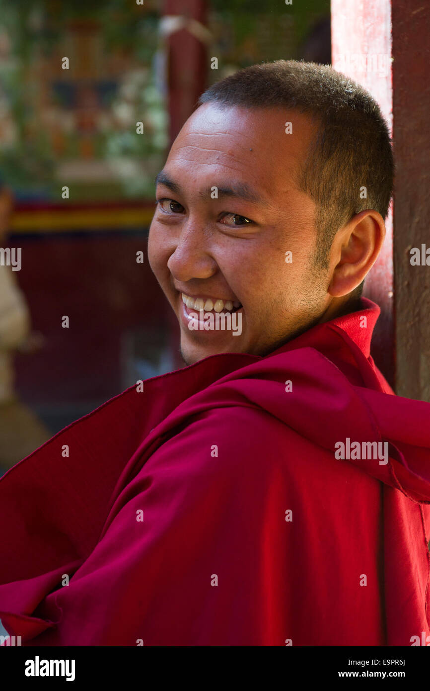 Monk laughing hi-res stock photography and images - Alamy