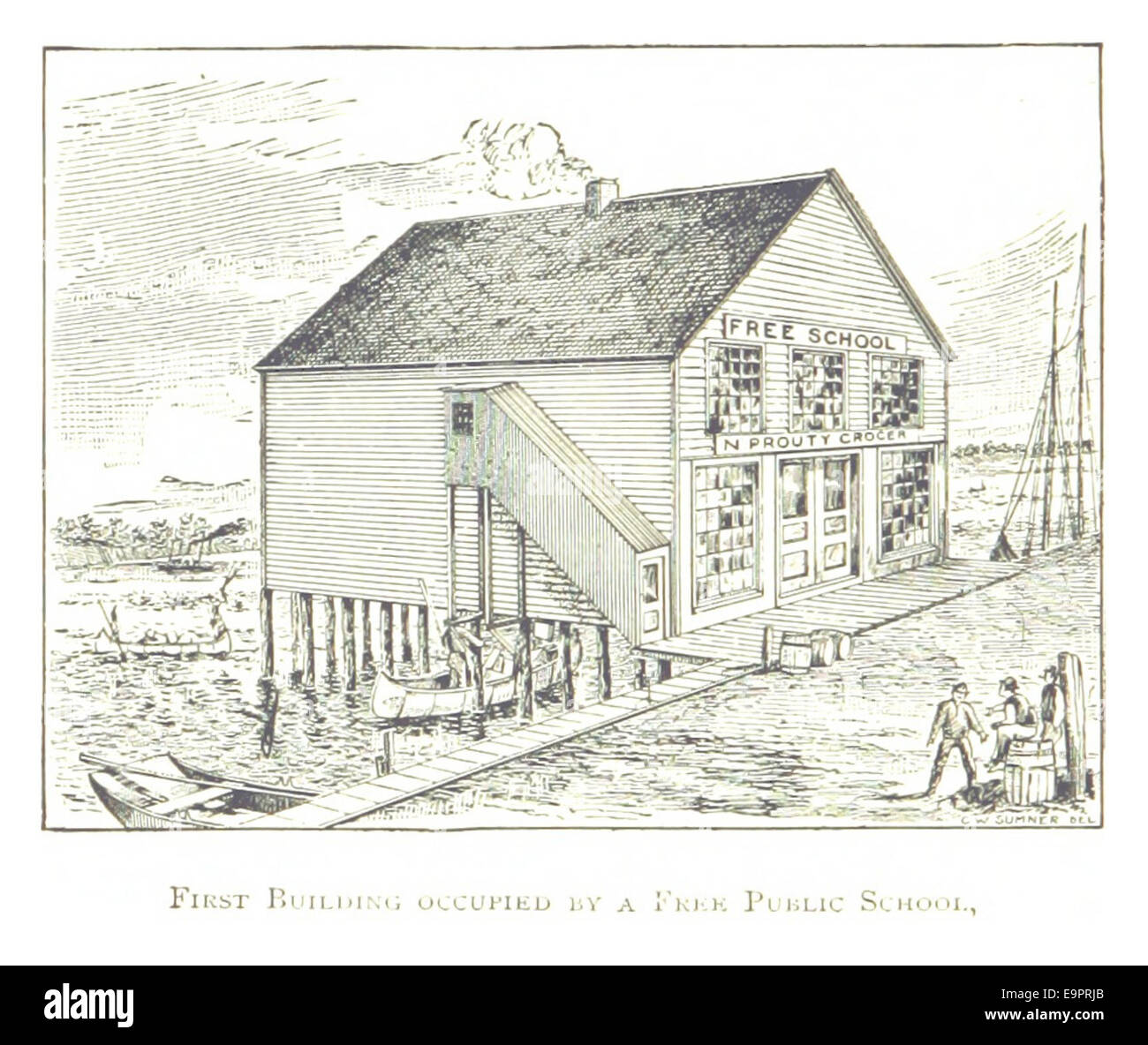 Building architecture in schools Cut Out Stock Images & Pictures - Alamy