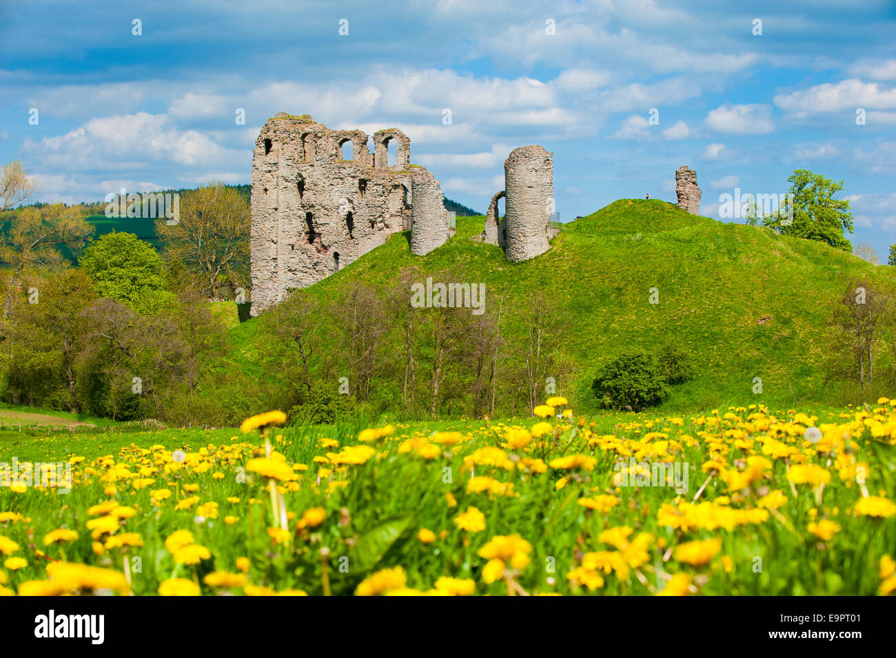 Clun castle hi-res stock photography and images - Alamy
