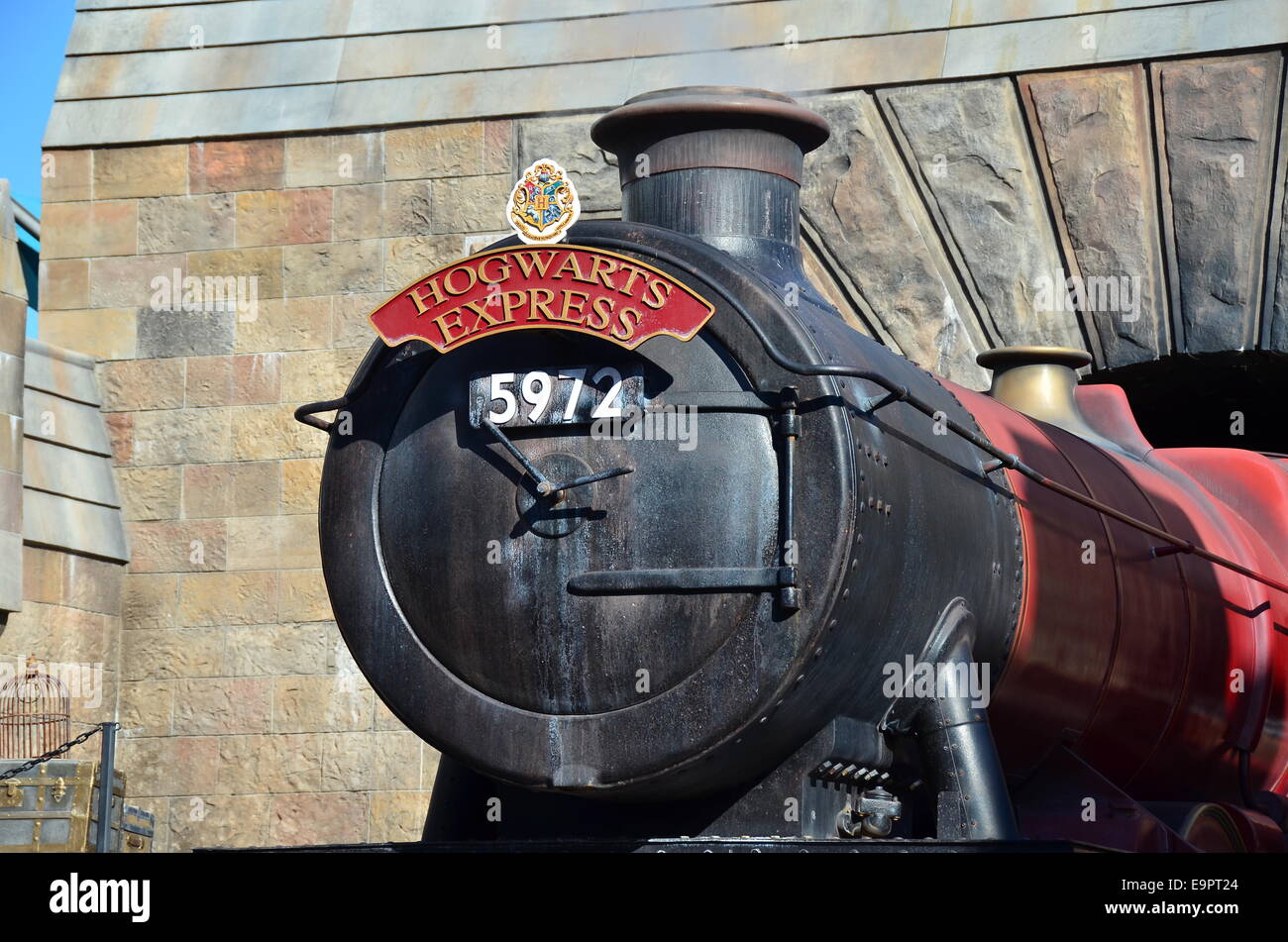 Hogwarts Express inside the Wizarding World Of Harry Potter at ...