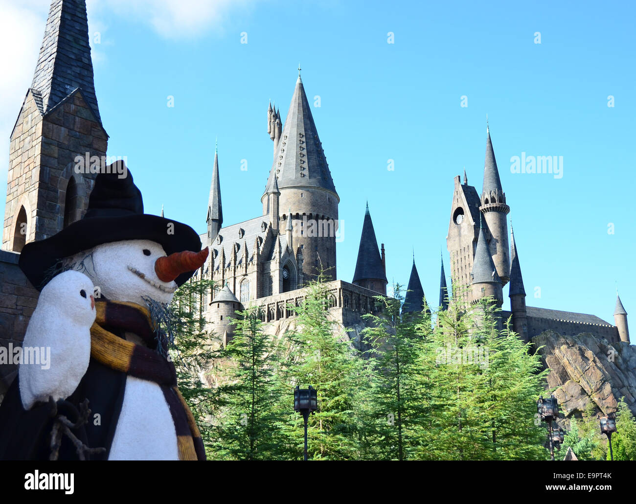 Hogwarts inside the Wizarding World Of Harry Potter at Universal Resort ...