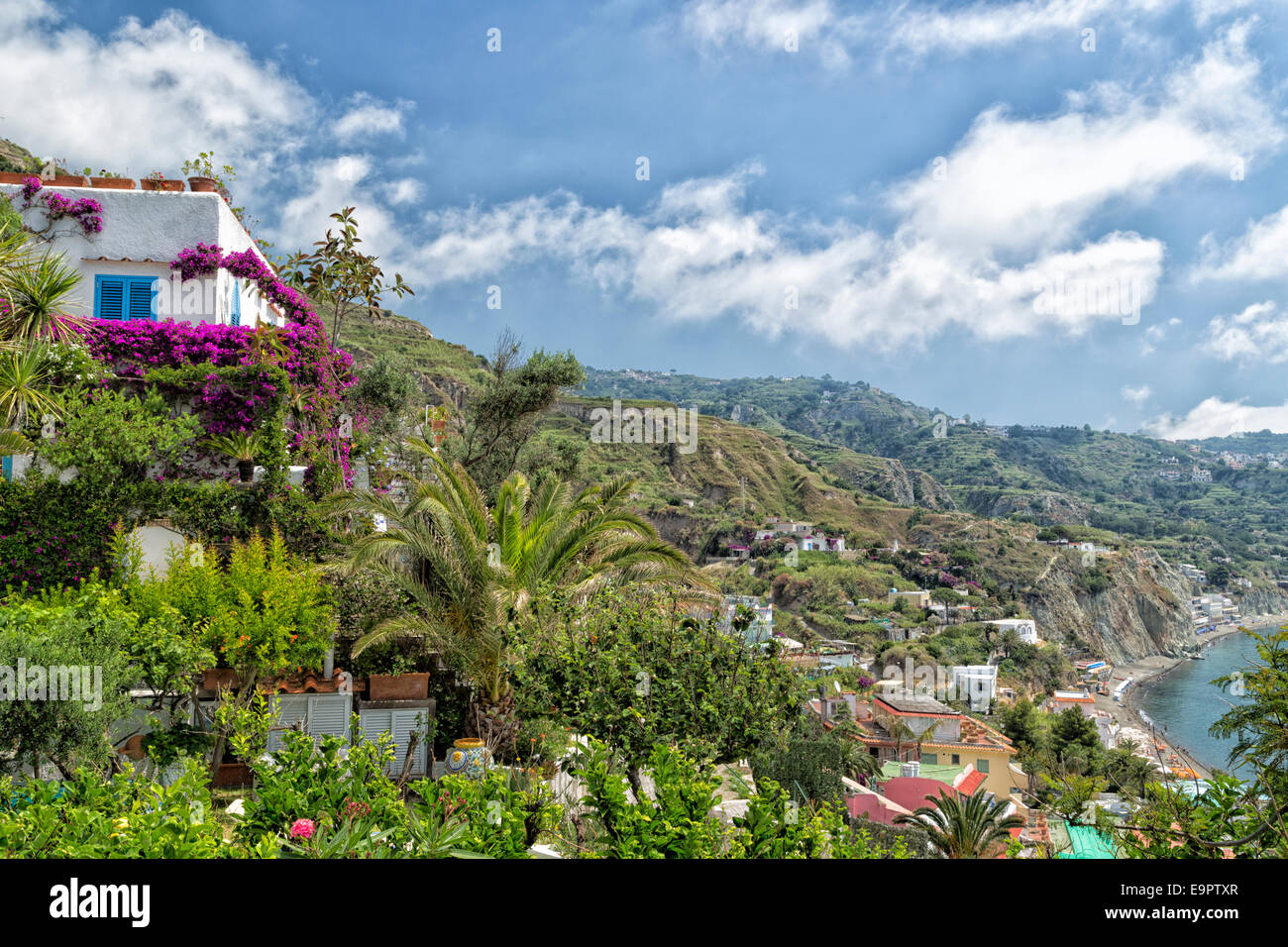 A view of Maronti beach in Ischia island in Italy Stock Photo - Alamy