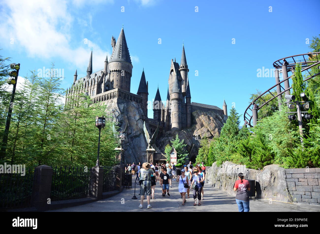 Hogwarts inside the Wizarding World Of Harry Potter at Universal Resort ...